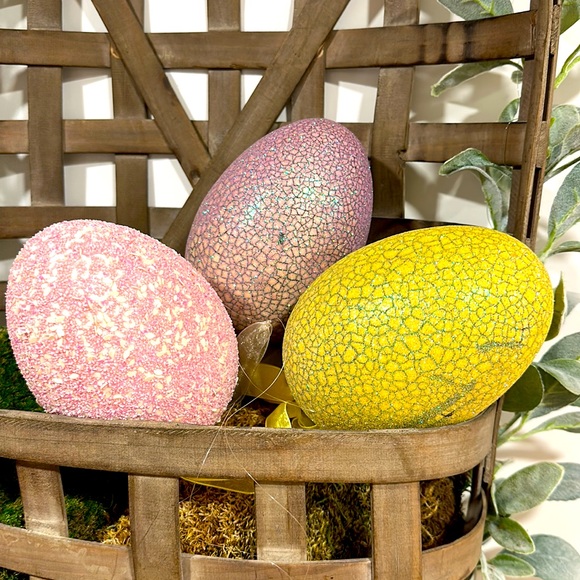 Accents | Vintage Giant Easter Eggs | Poshmark